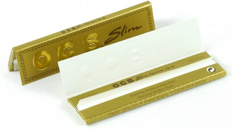 OCB Premium Oro Gold King Size Slim Rolling Papers – yousefredha